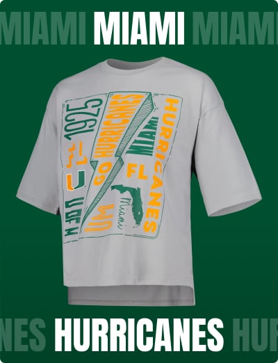 Miami Hurricanes Apparel, University of Miami Gear, UM Gifts | Official ...